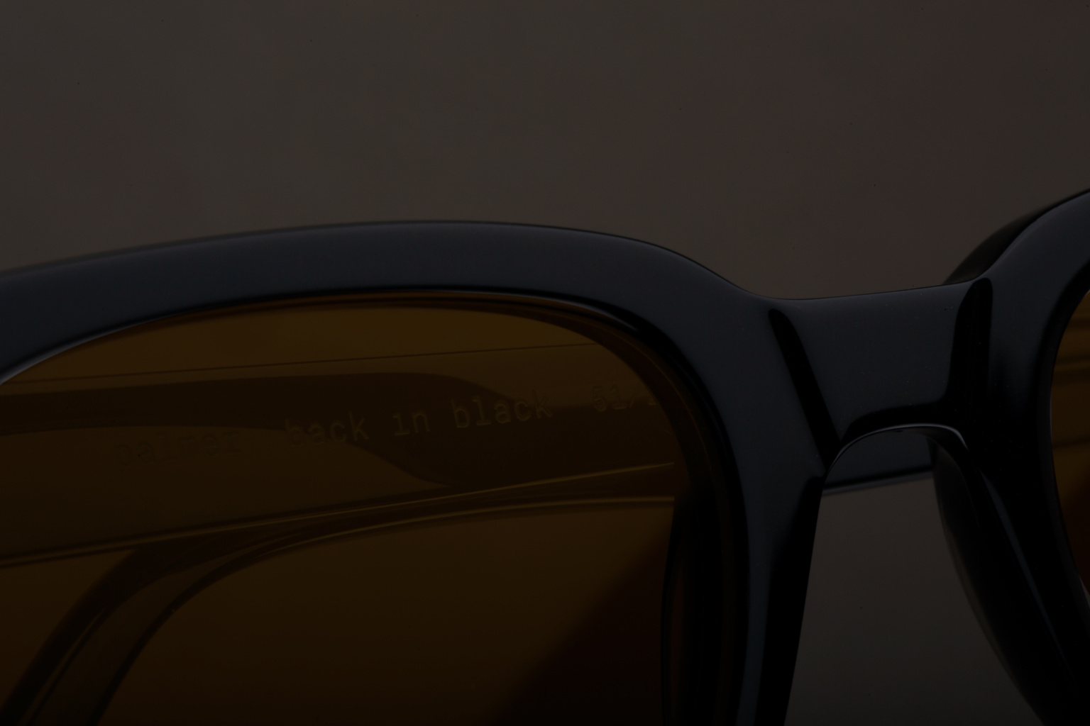 palmer back in black amber delight | lazare studio